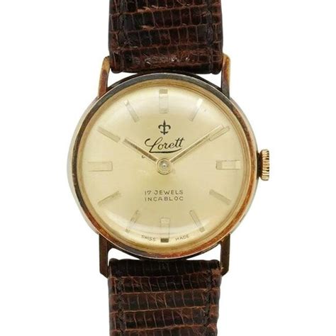 Vintage 18k Gold Lorett Watch In United States