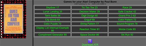 Explore Atari Xl Basic Listings 15 30 Mins Atari Projects