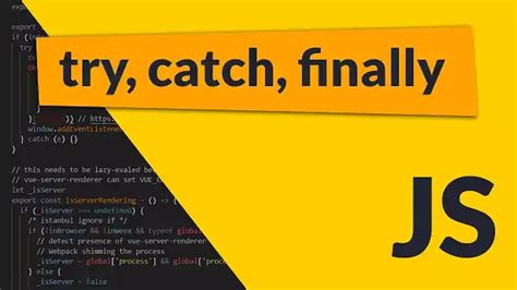 Tratamento De Exceções Em Javascript Utilizando Try Catch E Finally