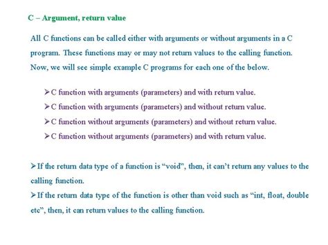 5 Functions Functions C Functions Are Basic Building