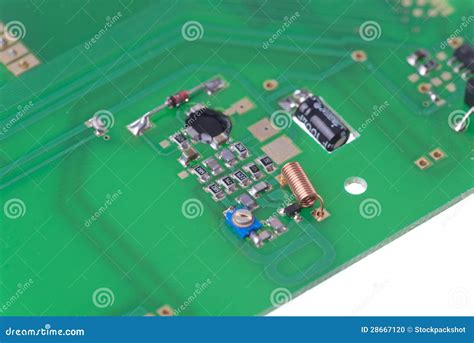 Oscillator Circuit On Prototyping Board Breadboard Stock Image CartoonDealer Com