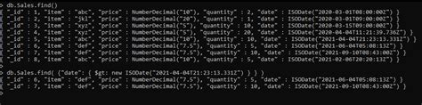 current date in mongodb