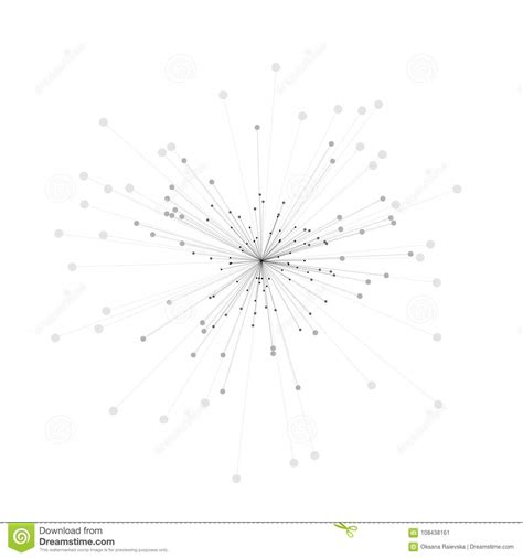Abstract 3d Illustration Of Molecule Stock Vector Illustration Of