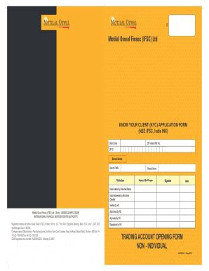 Fillable Online KNOW YOUR CLIENT KYC APPLICATION FORM NSE Fax Email Print PdfFiller
