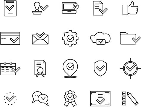 Document Line Icons Editable Stroke For Website Marketing Design Logo App Template Ui Etc