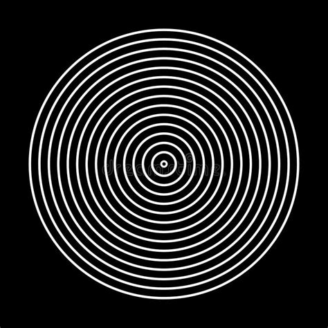 Concentric Rings Pattern In Circle Shape Abstract Design Element Stock Concentric Rings Pattern In Circle Shape Abstract Design Element Stock