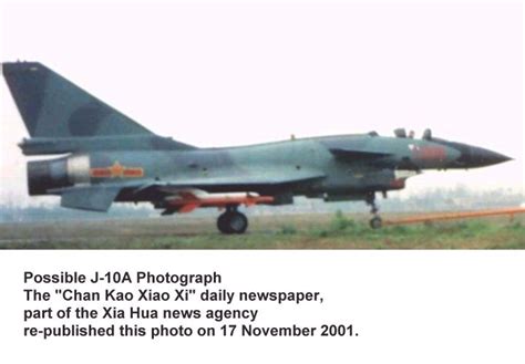 Chinese Aircraft J 10 Firebird