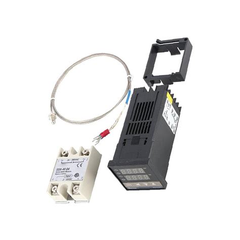 Buy Digital Pid Temperature Controller Rex C100 Pid Temp Control Set K Thermocouple Probe Cablek