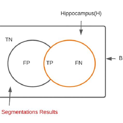 result of segmentation in a venn diagram false positives are labeled