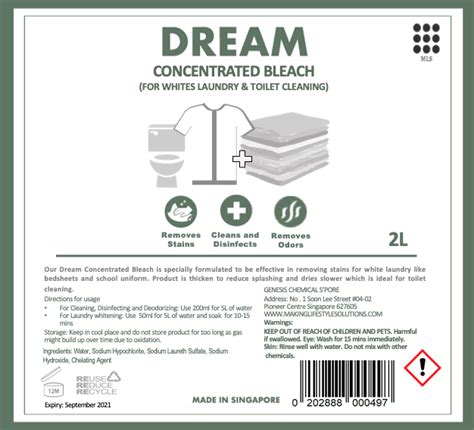 Concentrated Bleach Set 2 X 2l