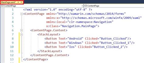 Multiple Button Navigation In Xamarin Forms Application