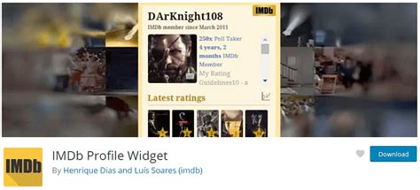 Get Info From Imdb Plugin For Wordpress Wordpress Theme Store