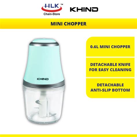 Khind Mini Chopper Fpc900 Lazada