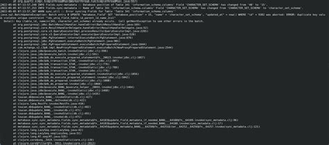 Postgresql Errors In Docker Container Logs Bug Reports Metabase Discussion
