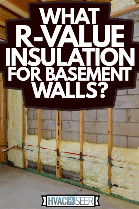 What R Value Of Insulation For Basement Walls Openbasement