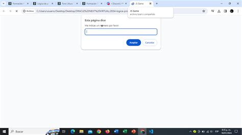Duda El código no me funciona Logica de Programación con javascrip Lógica de programación