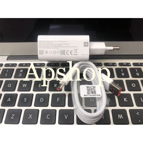 Jual Charger Xiaomi Redmi Note Super Charge W Original Usb Type C Shopee Indonesia