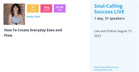 How To Create Everyday Ease And Flow