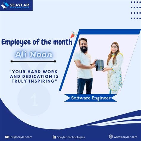 Scaylar Technologies On Linkedin Employeeofthemonth