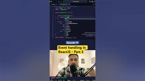 Event Handling In Reactjs Part 2 😎 Reactjstutorial Reactjs Youtube