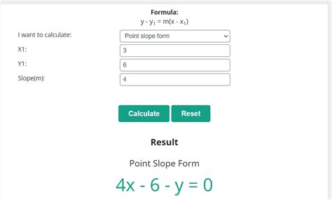 what is the point slope form an introduction with examples the