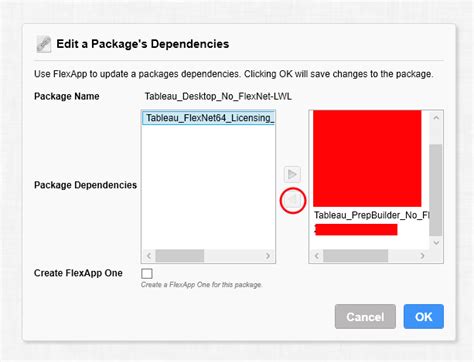 flexapp packaging flexnet licensing service 64 as a dependency