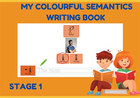 Colourful Semantics Writing Book Stage 1 Of 4 Colourful Semantics