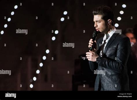 Turin Italy 27th Jan 2016 The Italian Group Il Volo Consists Of Two