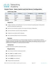 Configuring Switches And Host Devices In A LAN Network Course Hero