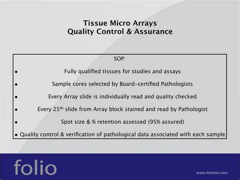 Tissue Microarray Presentation KEY