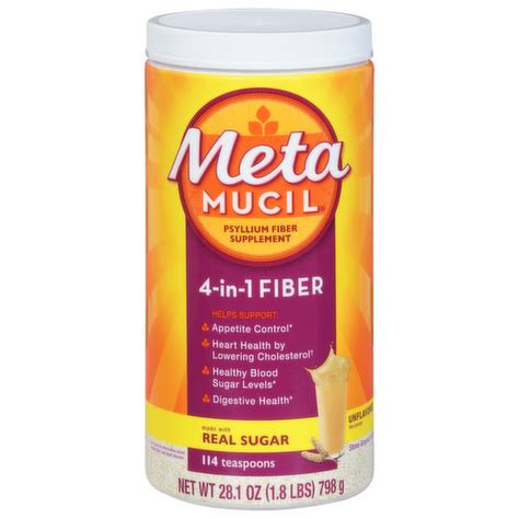 Metamucil Fiber Supplement Psyllium
