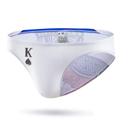 Wd180 Новинка сексуальный мужской купальник с низкой талией с рисунком карт купальник для