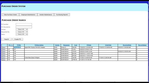 Ms Access Procurement Database Download Aslruby
