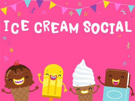 Ice Cream Social Clip Art