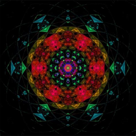 Premium Vector Geometric Design Mosaic Of A Vector Kaleidoscope Abstract Mosaic Background