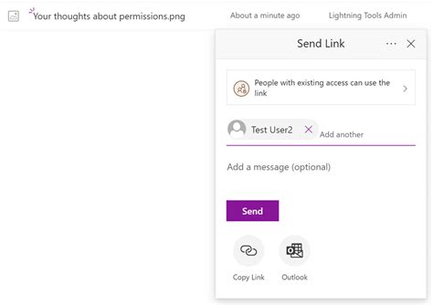 Set Sharepoint Online Default Sharing Link To People With Existing Access Lightning Tools