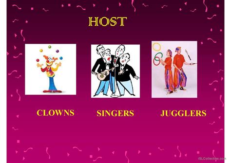 How To Organize A Birthday Party Ge… English Esl Powerpoints