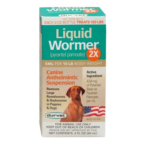Durvet Liquid Wormer 2x H Brand Livestock Pet And Garden Supply