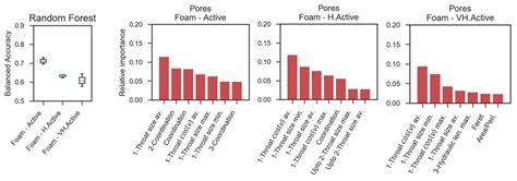 Feature Importance For The Classification Of Pore Activities For All