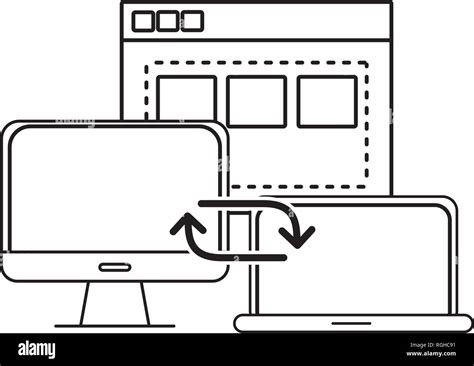 Technology Computing Cartoon Stock Vector Image And Art Alamy