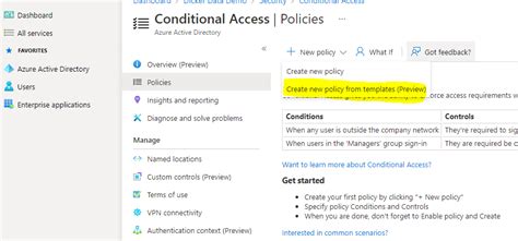 Azure Ad Conditional Access Templates Available Now
