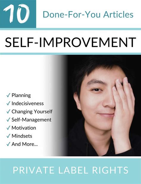 Self Improvement Plr Article Package