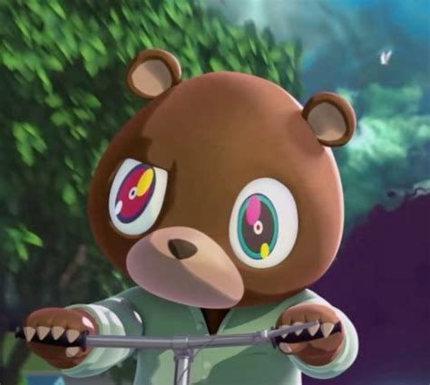 Adorable Brown Bear With Big Eyes Kanye West Graduation Bear Kanye
