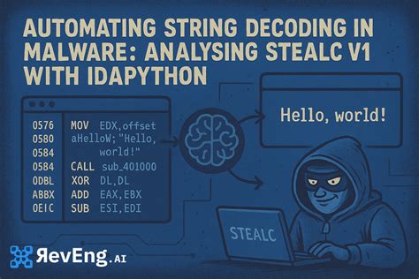 Automating String Decoding In Malware Analysing Stealc V1 With Idapython