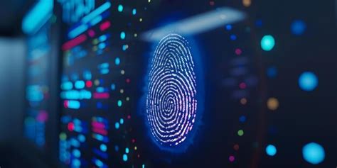 Premium Photo Digital Fingerprint Analysis In Hightech Lab With