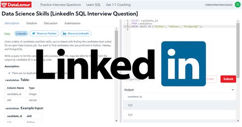 8 linkedin sql interview questions updated 2024
