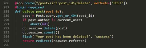 Deleting A Post With Comments From Flask App Rflask