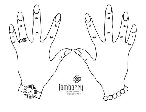 Printable Hand Template With Nails 2026