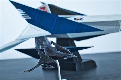 Nerd Maker The Big And The Small Arwing Side By Side