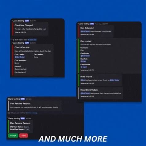 Advanced Clan Bot For Discord Discord Bots Codefling